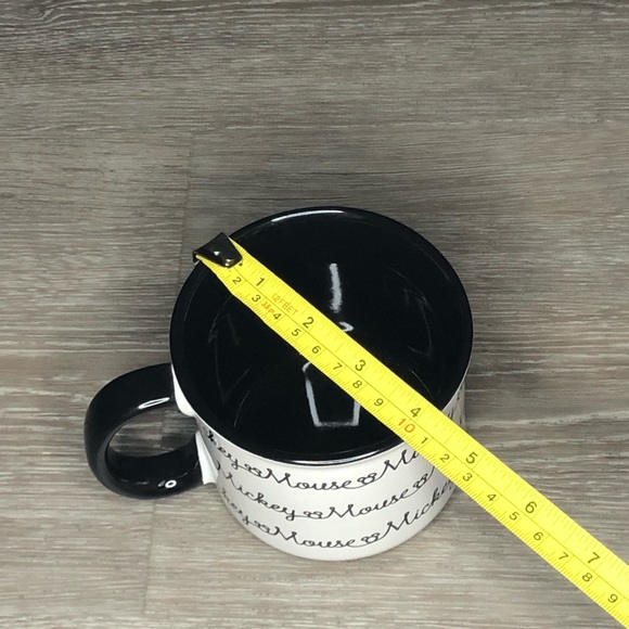 Disney | Dining | Disney Mickey Mouse Linear Cursive Cup Mug | Poshmark
